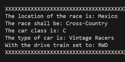 Random Race Generator for Forza Horizon 5 - Meganano