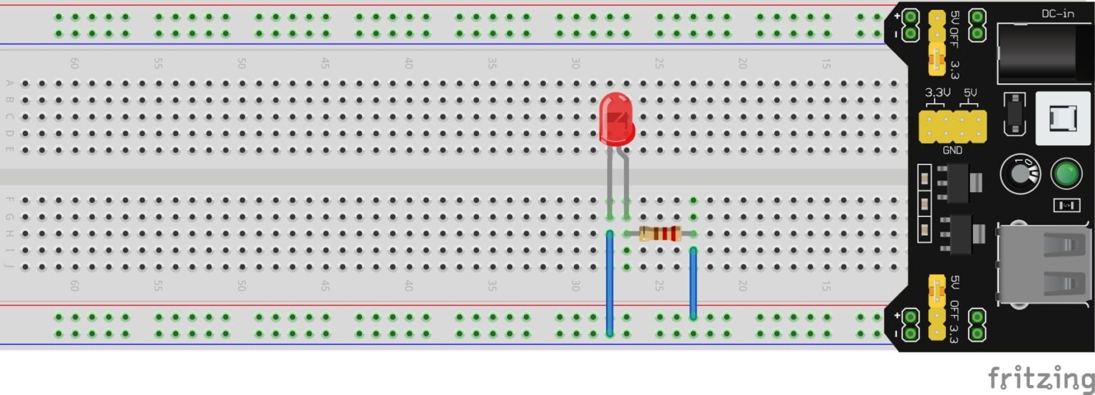 Breadboard Power Module with Arduino - Meganano